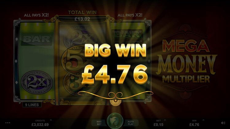 Play Mega Money Multiplier Slot Machine at Slingo | Online Slots and Casino